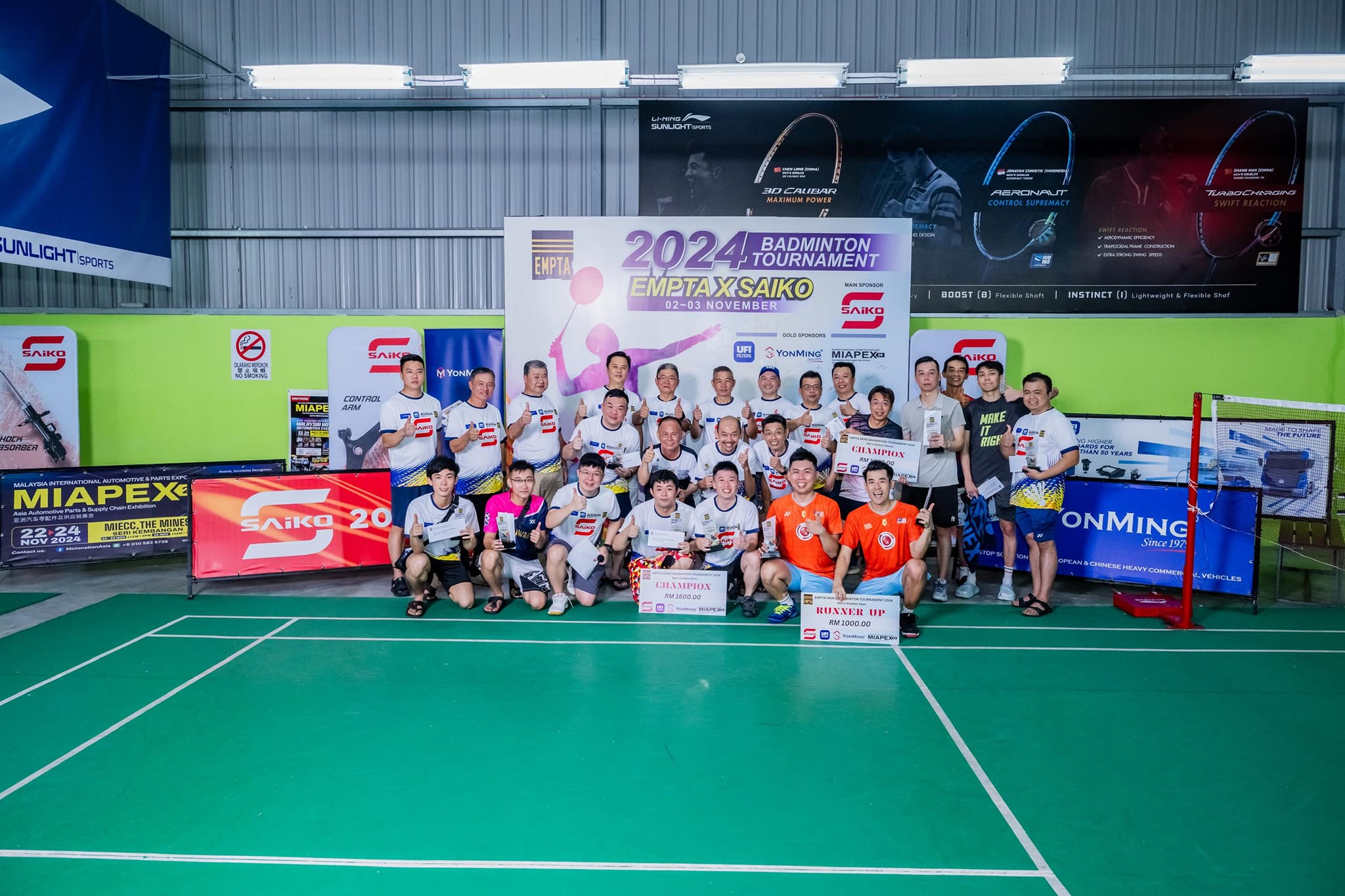 EMPTA Badminton Tournament 2024 - Winners Announced!